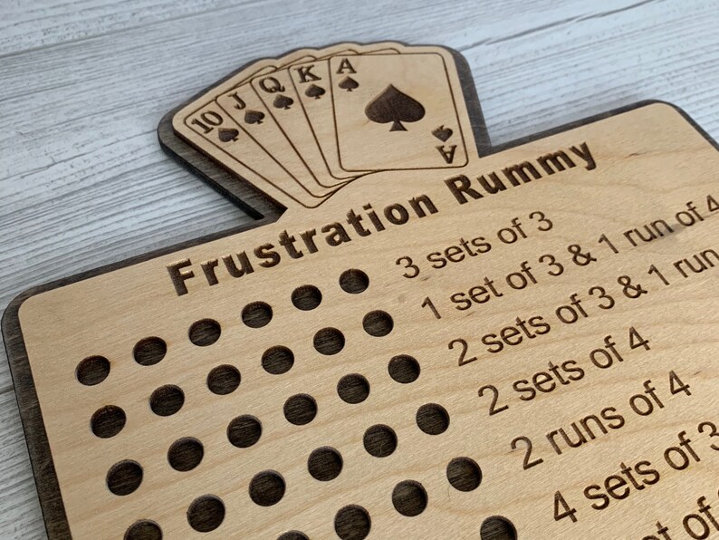 Frustration Rummy, Marble and Card Game, Family Games Night, Phase 10 ...