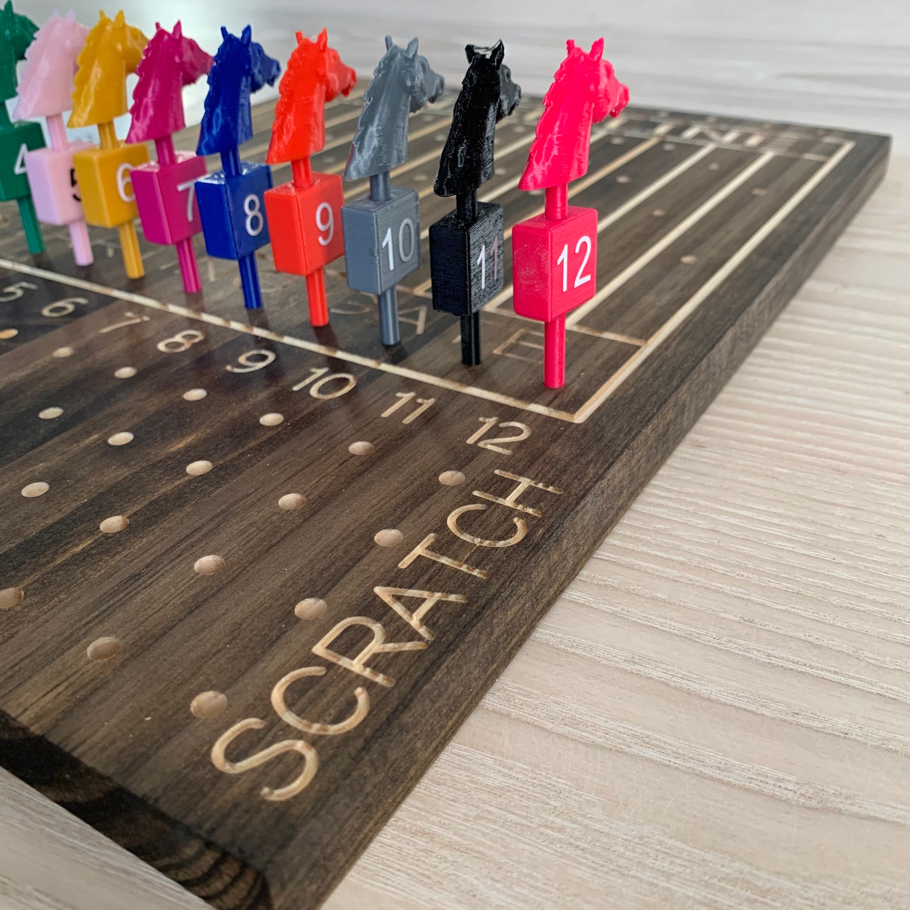 Horse Race Board Game Dice and Card Game Multiple Player | Etsy