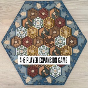 Resource Building Board Game, Game Board Only, Family Games Night - Etsy