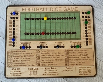 Dice Football - Etsy