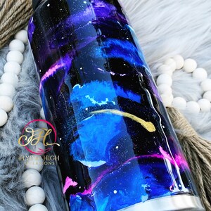 Alcohol Ink Galaxy Glitter Tumbler Galaxy Tumbler Nebula - Etsy