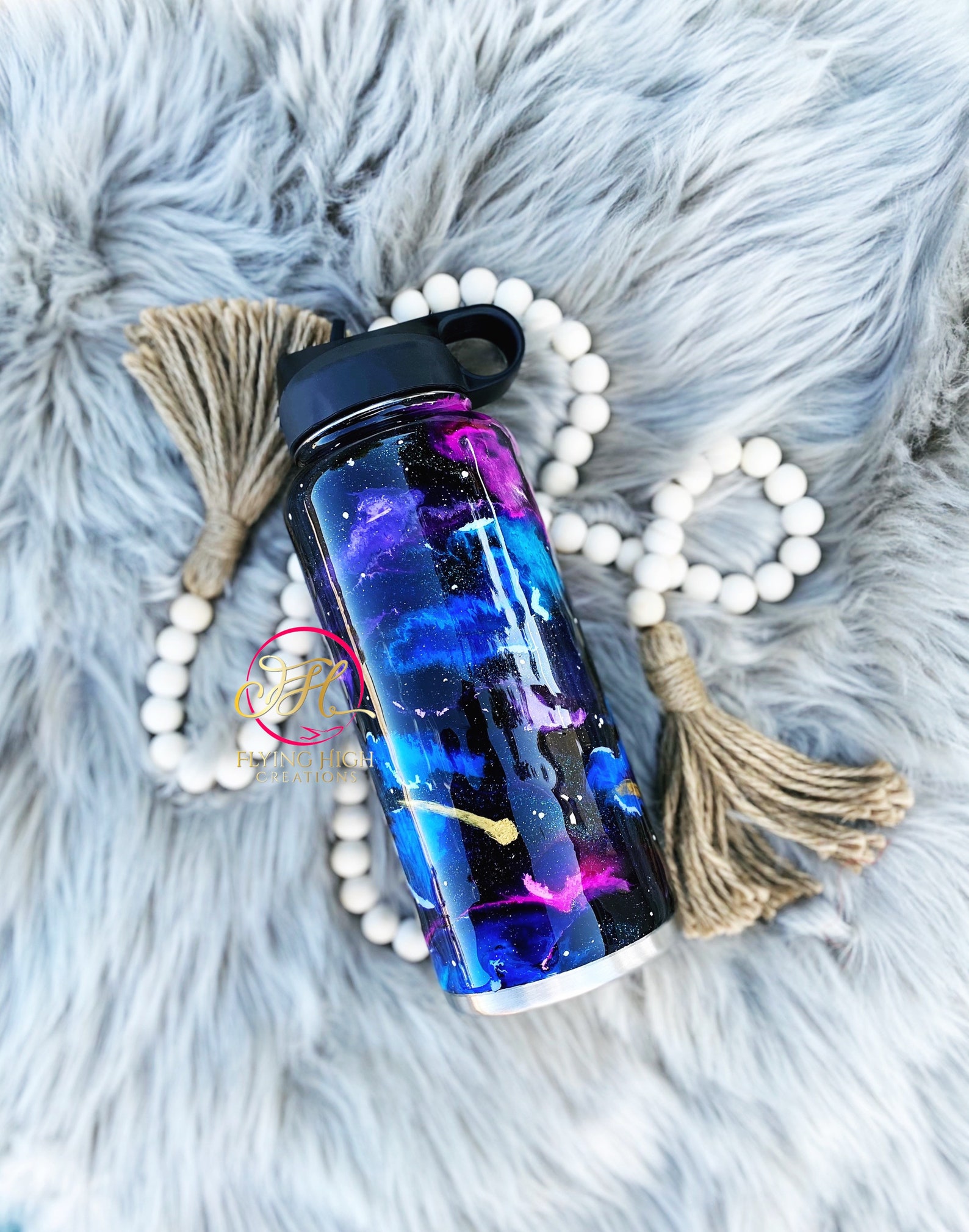 Alcohol Ink Galaxy Glitter Tumbler Galaxy Tumbler Nebula - Etsy