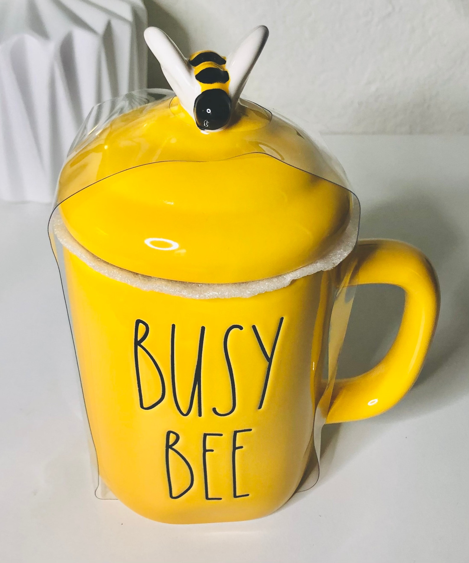 Rae Dunn-busy Bee Mug and Busy Mug With Topper Lid Has a Cute - Etsy