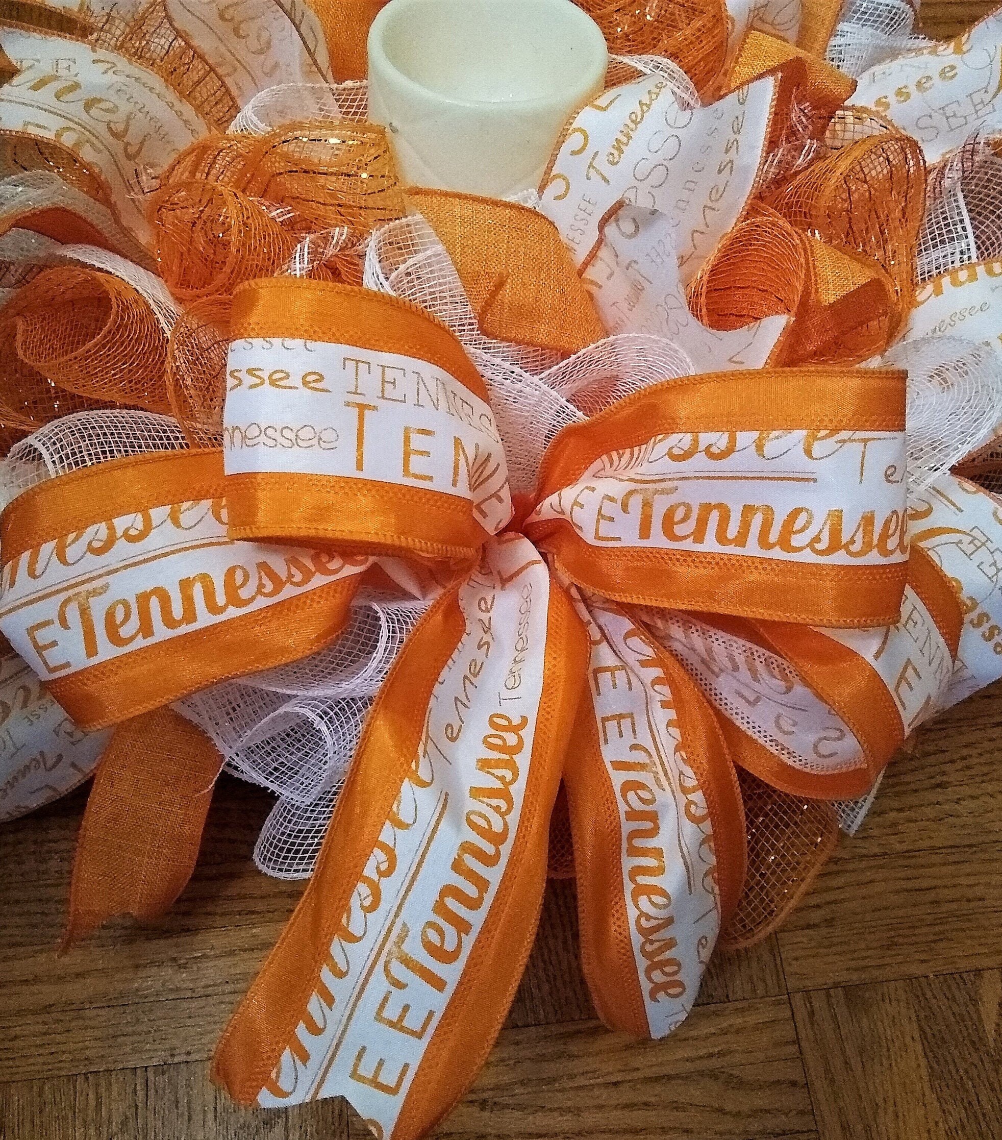 TN Orange Centerpiece or Mini-wreath is Tennessee Décor With - Etsy