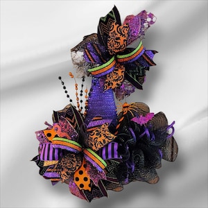 Purple Halloween Spider Web With Lights - Etsy