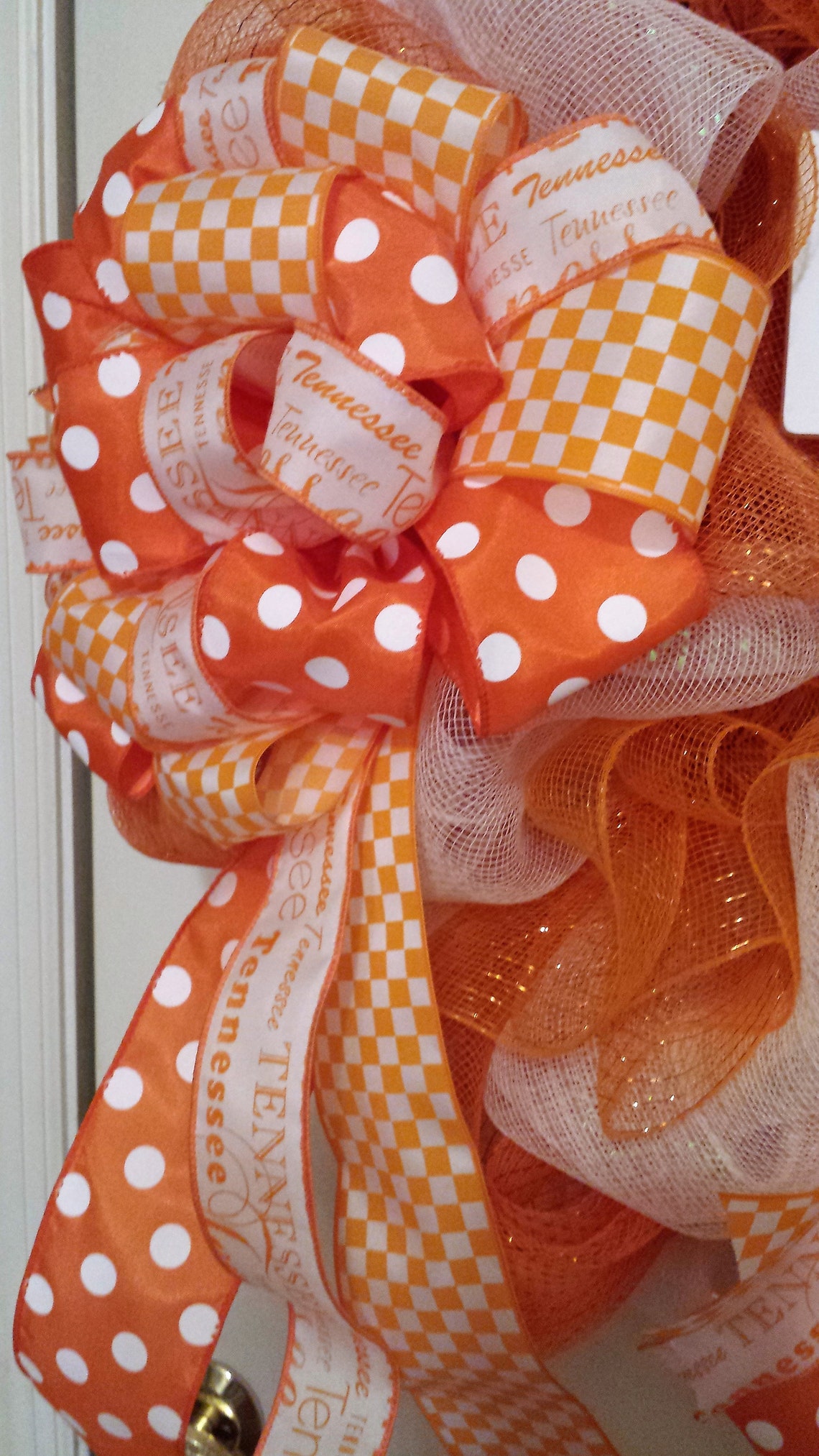 TN Orange Wreath is Perfect for Big Orange Country and Great TN Decor ...