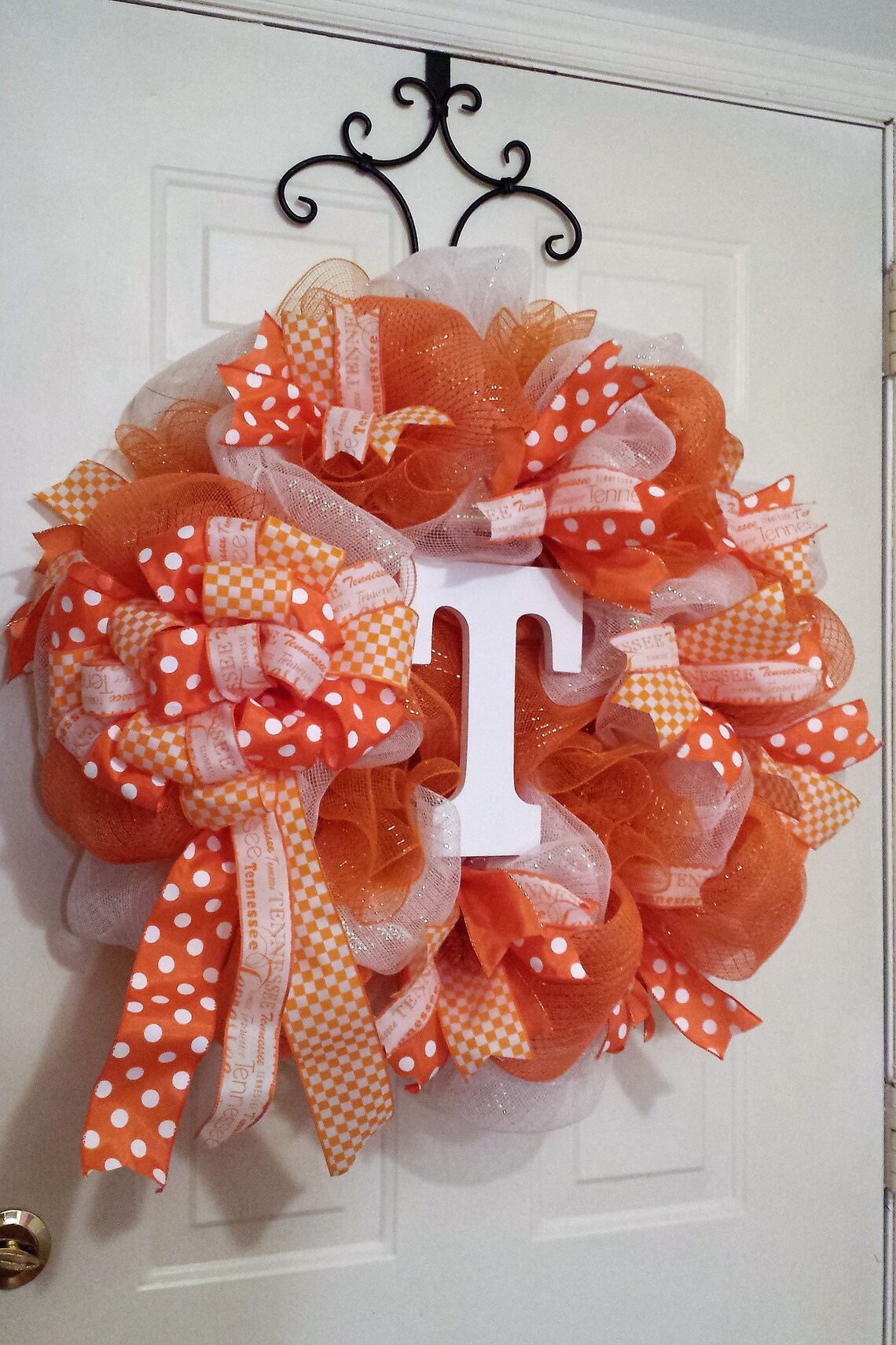 TN Orange Wreath is Perfect for Big Orange Country and Great TN Decor ...