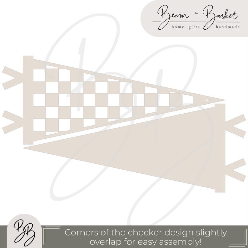 SVG Checker Pennant Banner for Laser Cutting, Racing Birthday Party ...