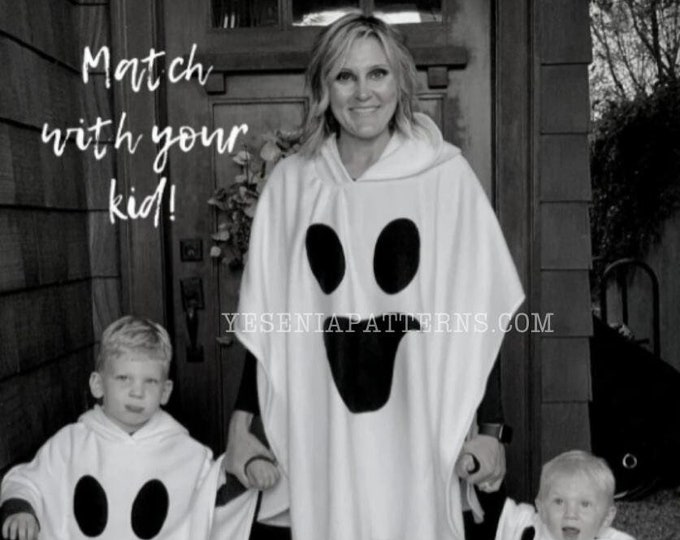 Happy Floating Adult Ghost Poncho - Halloween Costume - Halloween ...
