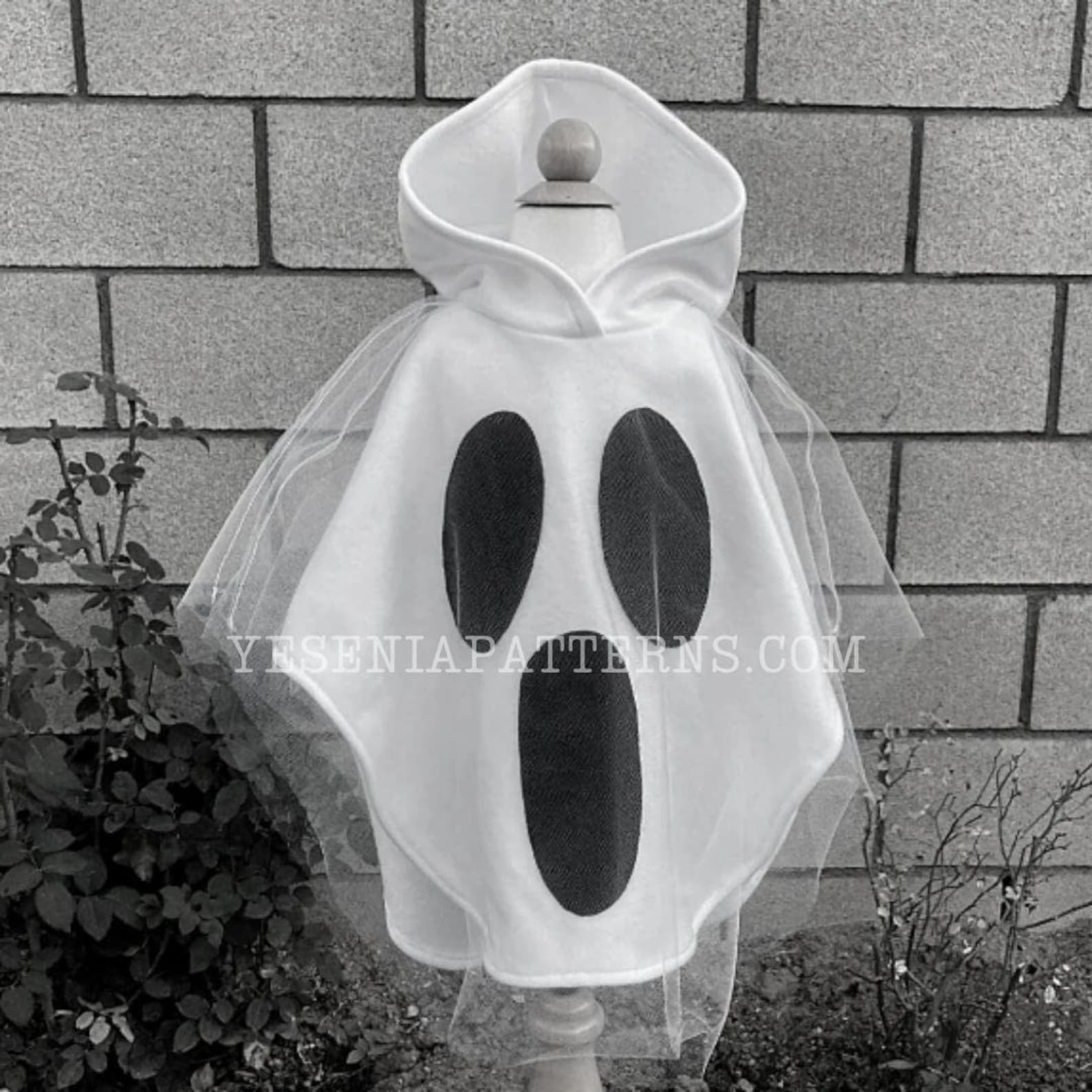 Surprised Floating Ghost Poncho Cape Halloween Costume Toddler - Etsy