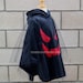 Spooky Floating Ghost Poncho in Red & Black - Halloween Costume ...