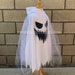 Floating Ghost Poncho With Jagged Edges - Halloween Ghost Costume Cape ...