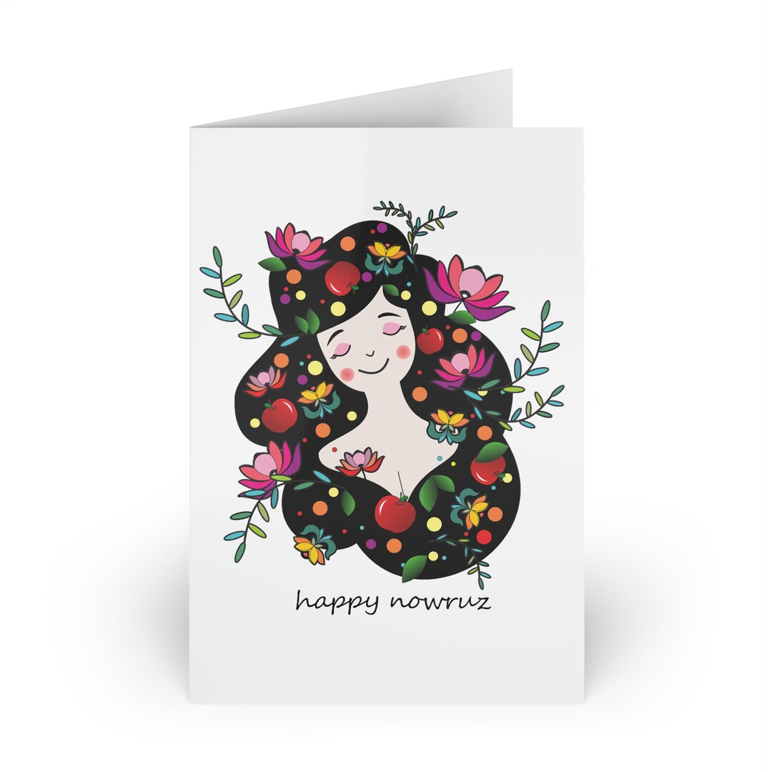 Nowruz Greeting Card Happy Nowrooz Eyd Mobarak Haft Sin - Etsy