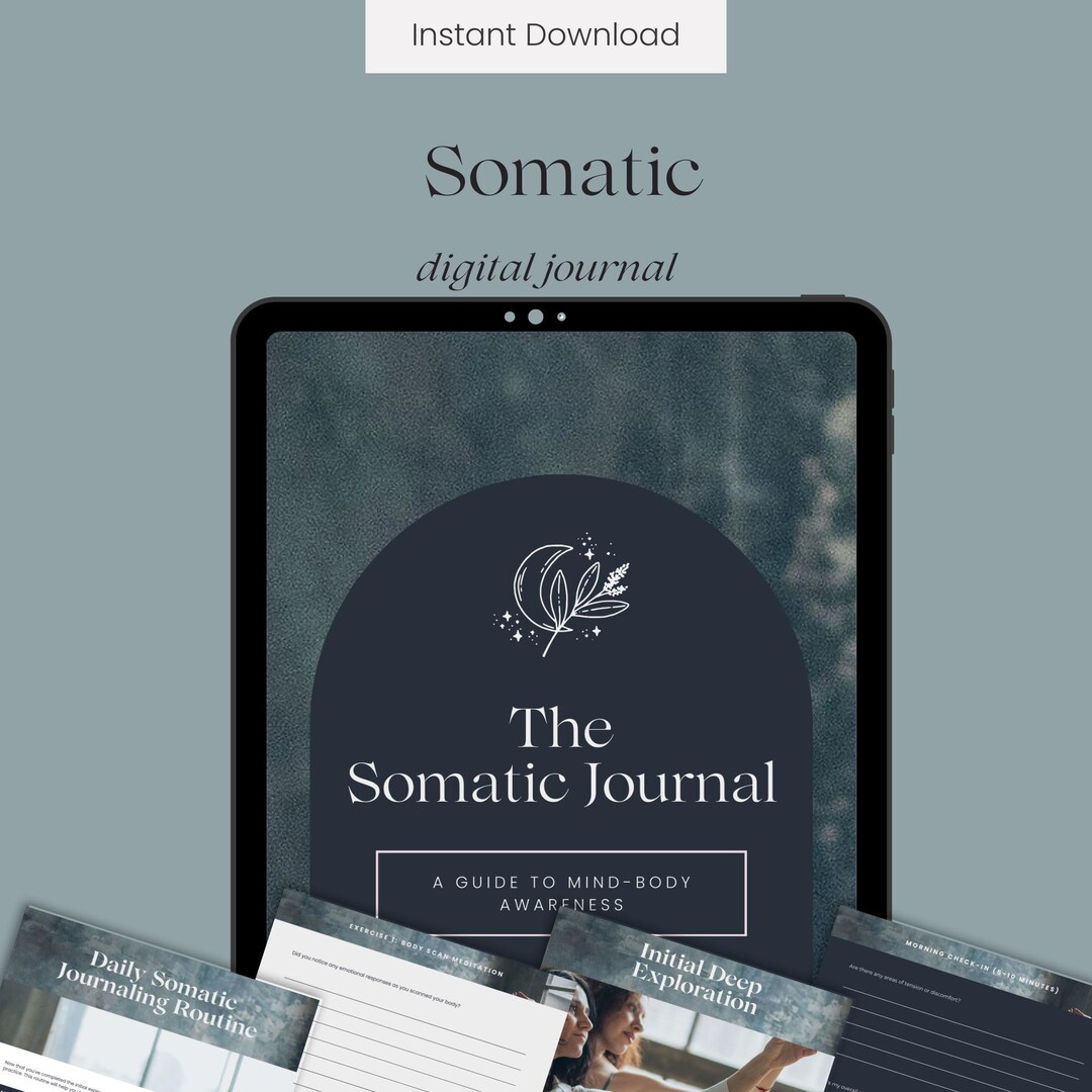 Somatic Healing Journal | Mind-body Connection Workbook | Guided ...