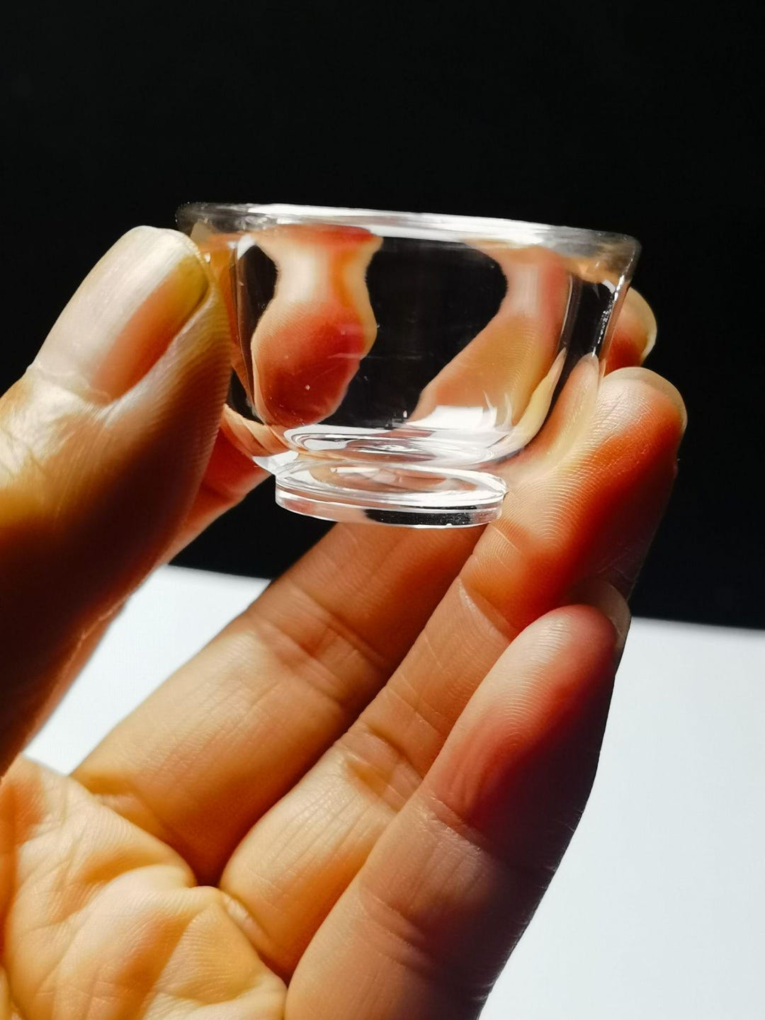 Himalayan Tibetan High Altitude Water Clear Crystal Quartz Cup ...