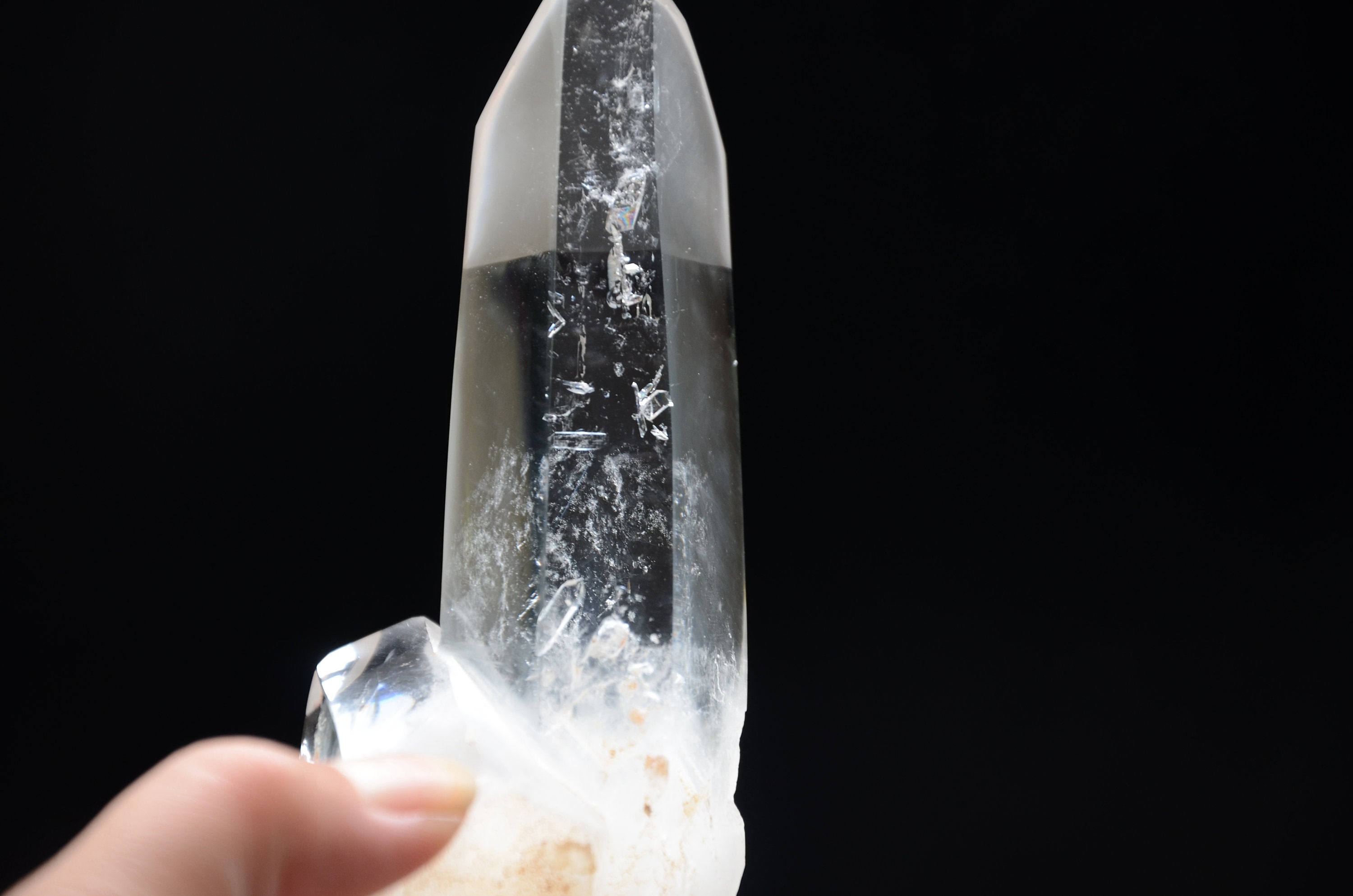 Natural Tibet High Altitude Clear Crystal Quartz Rough Cluster Twin ...