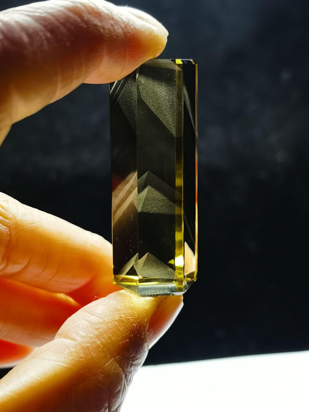 Tibetan High Altitude Clear Phantom Yellow Citrine Crystal Quartz Point ...
