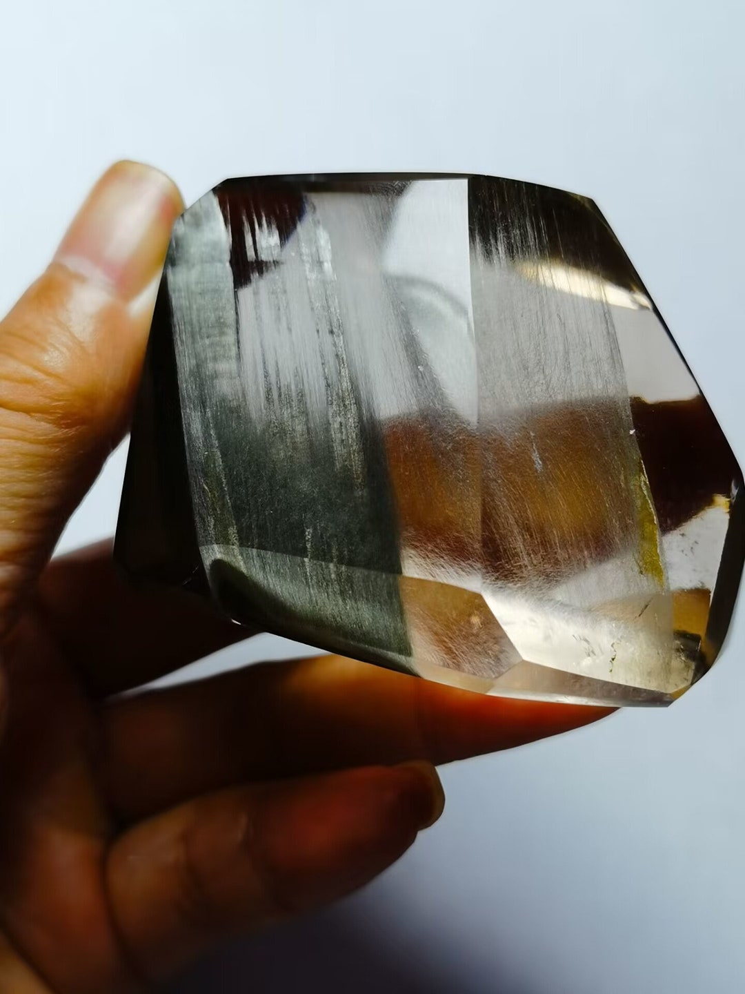 Real Tibetan High Altitude Rabbit Hair Rutilated Crystal - Etsy