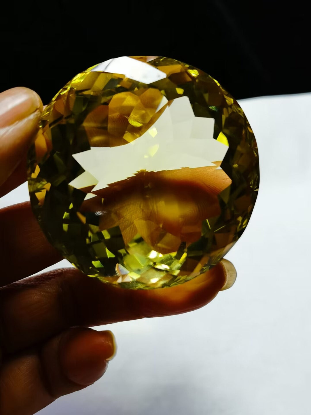 Tibetan High Altitude Crystal Clear Yellow Citrine Quartz 193 Sided ...