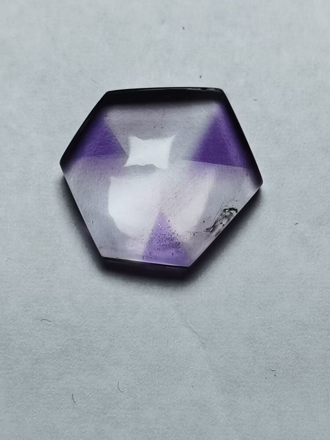 Tibetan High Altitude Trapiche Purple Amethyst Cabochon Loose Gemstone ...