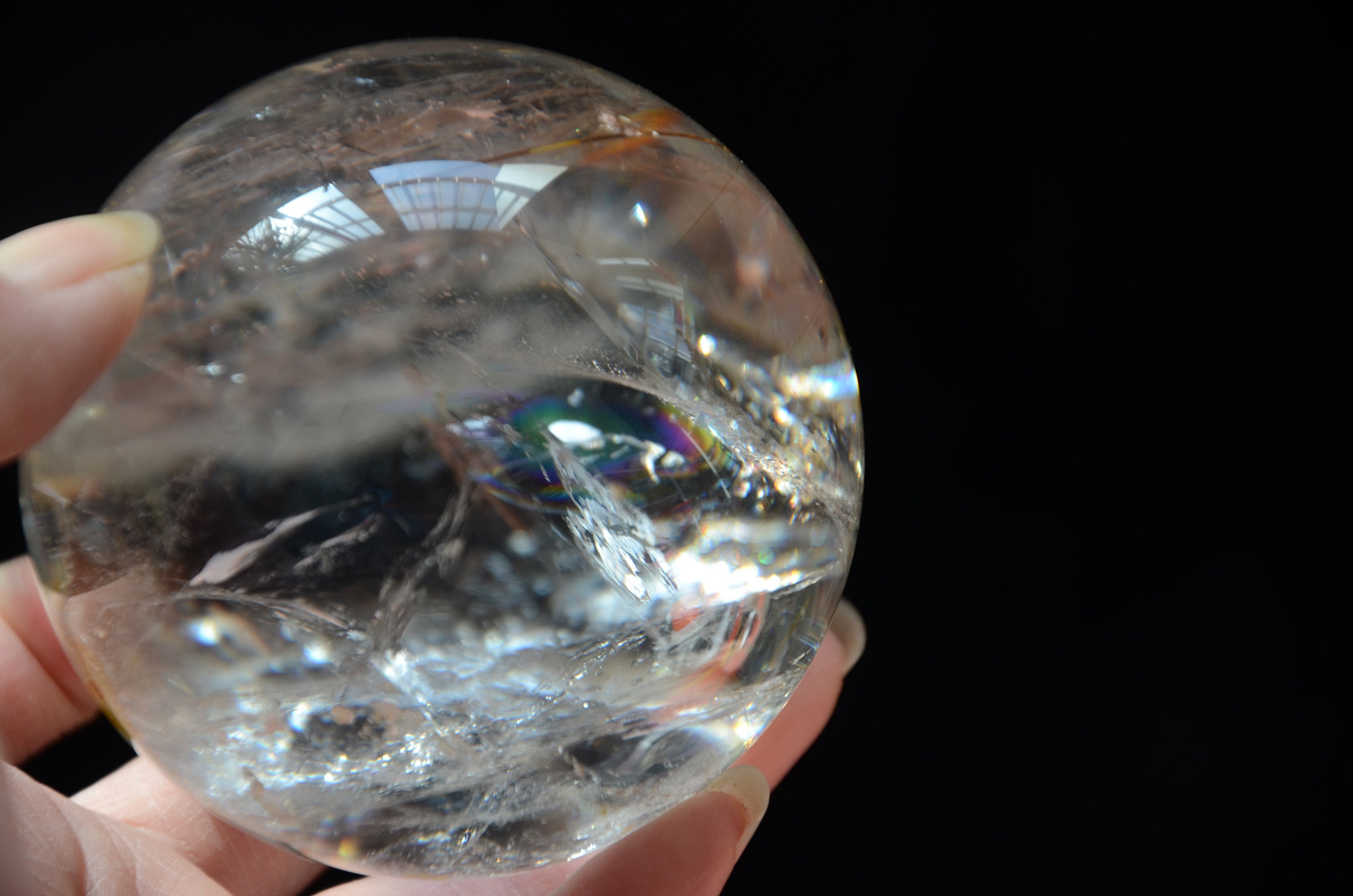 Natural Tibetan High Altitude Clear Gold Rutilated Crystal | Etsy