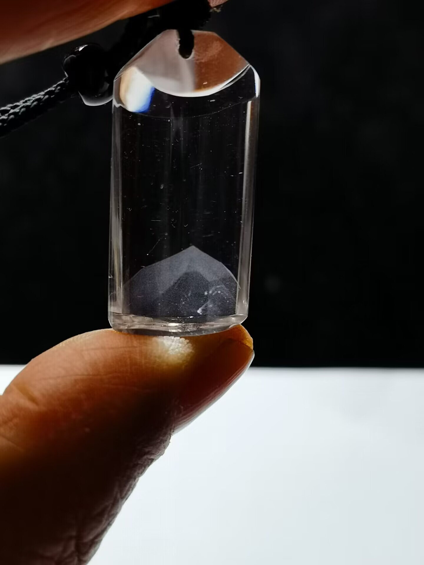 Tibetan High Altitude Clear Phantom Crystal Quartz Pendant - Etsy