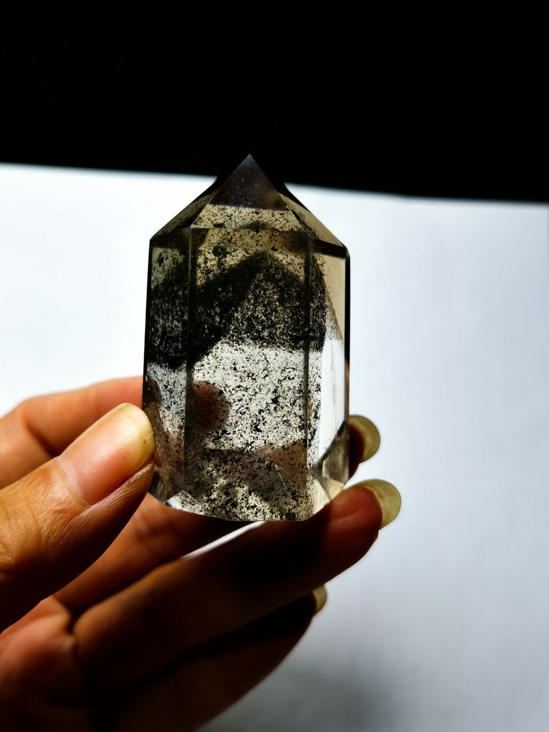 Natural Tibet High Altitude Clear Phantom Rainbow Crystal Quartz 6 ...