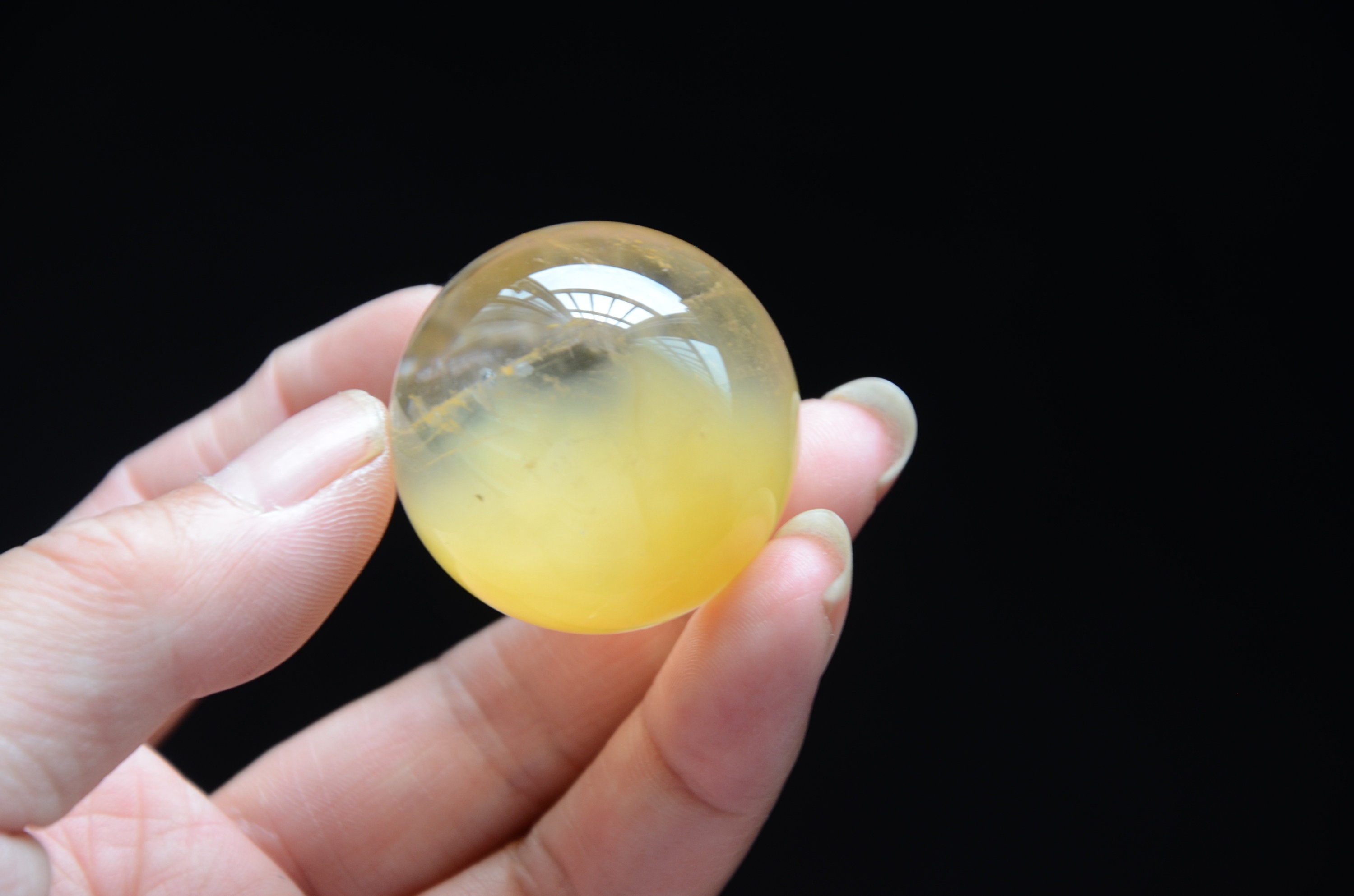 Natural Tibet High Altitude Clear Yellow Phantom Crystal | Etsy