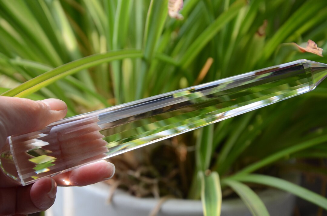 99% Clear Blue Rutile Crystal Quartz 18 Sided Facet Vogel, Pranic Style ...