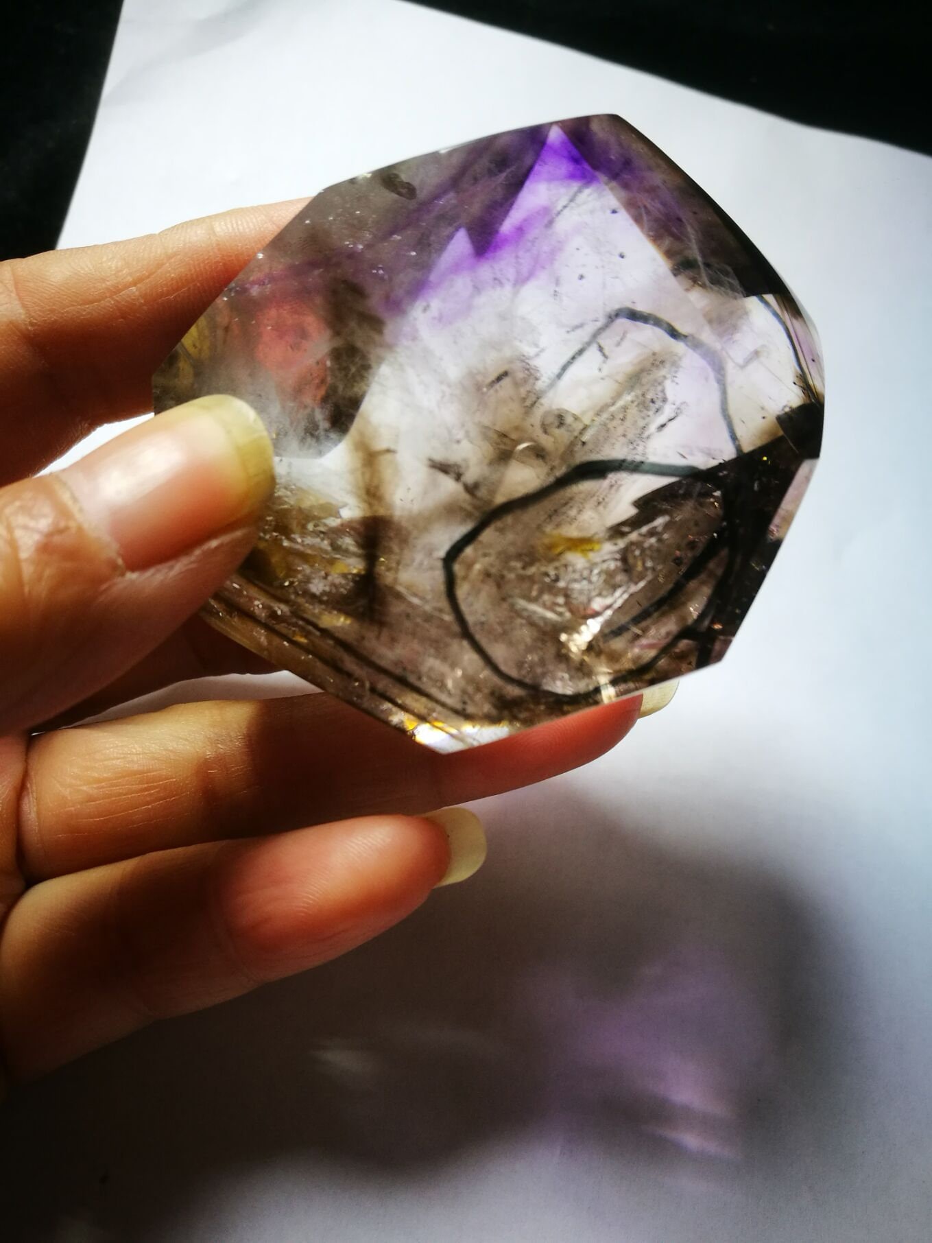 Tibet Himalayan High Altitude Clear Enhydro Purple Amethyst Crystal ...