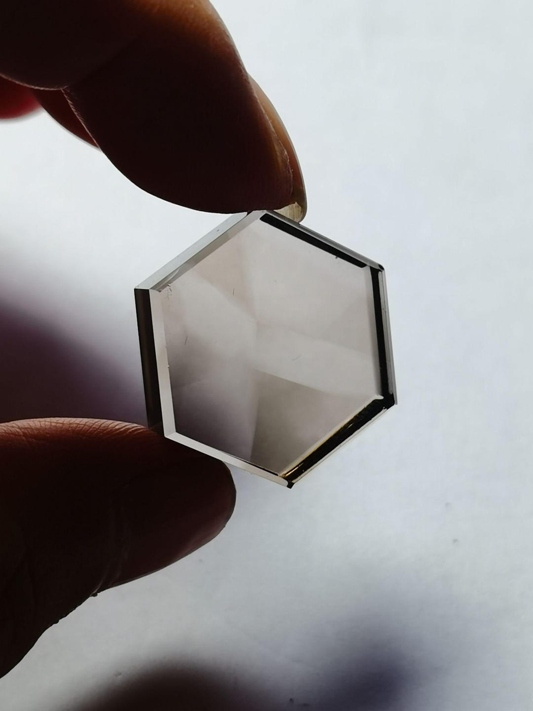 Tibetan High Altitude Clear Trapiche Smoky Crystal Quartz Hexagon 0.82 ...
