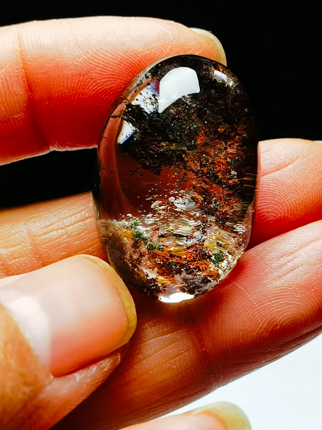 Tibetan High Altitude Clear Phantom Crystal Quartz 1.1 Inch - Etsy