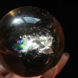 Real Tibetan Himalayan High Altitude Water Clear Rainbow Smoky Crystal ...