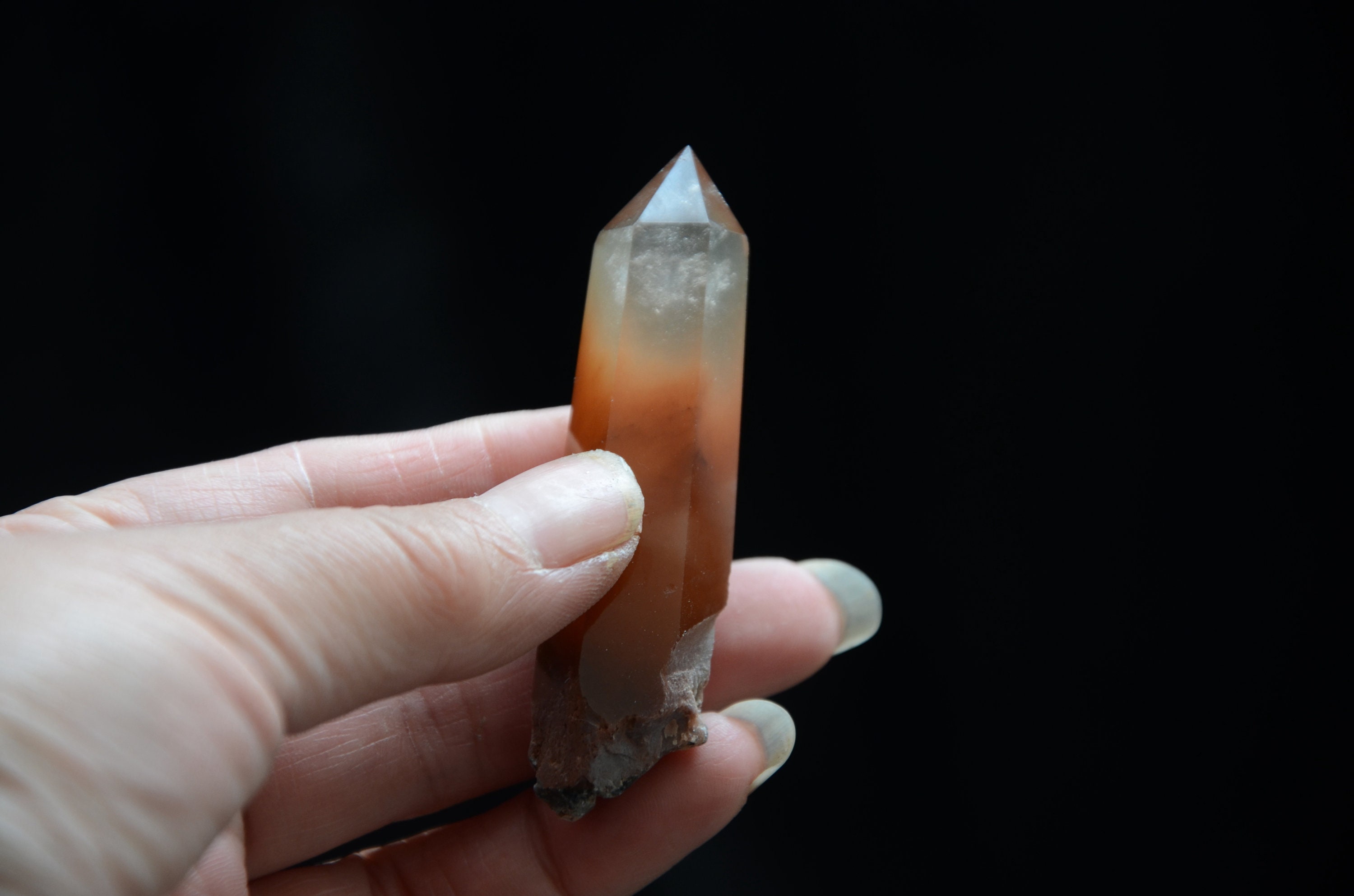 Natural Tibet High Altitude Clear Red Phantom Crystal Quartz | Etsy