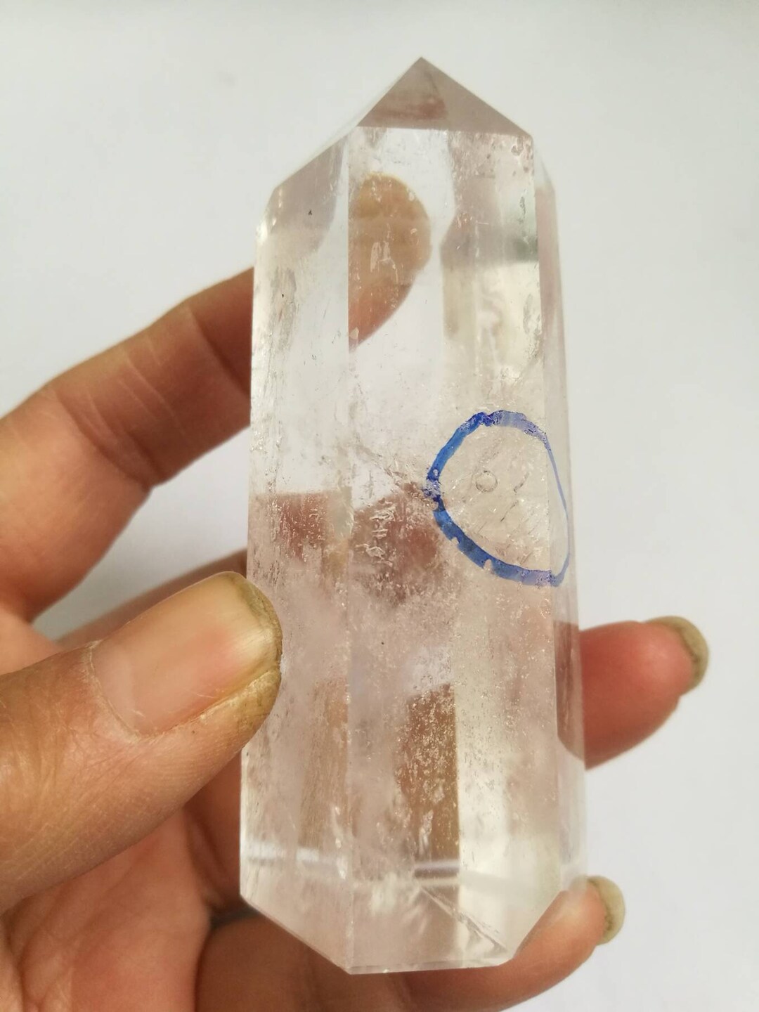 Natural Tibet High Altitude Clear Crystal Quartz Easily Visible Moving ...