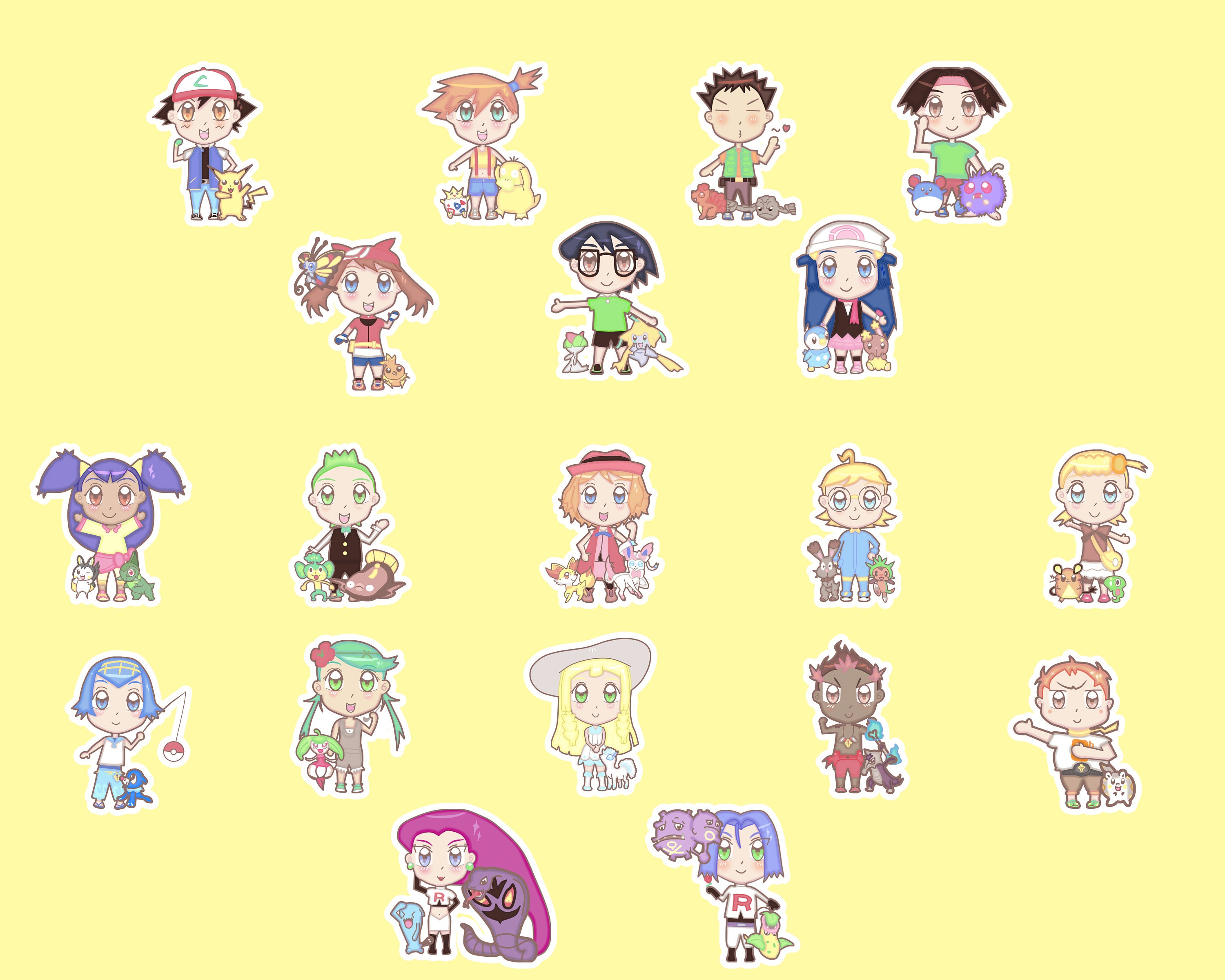 Chibi Anime Pokemon