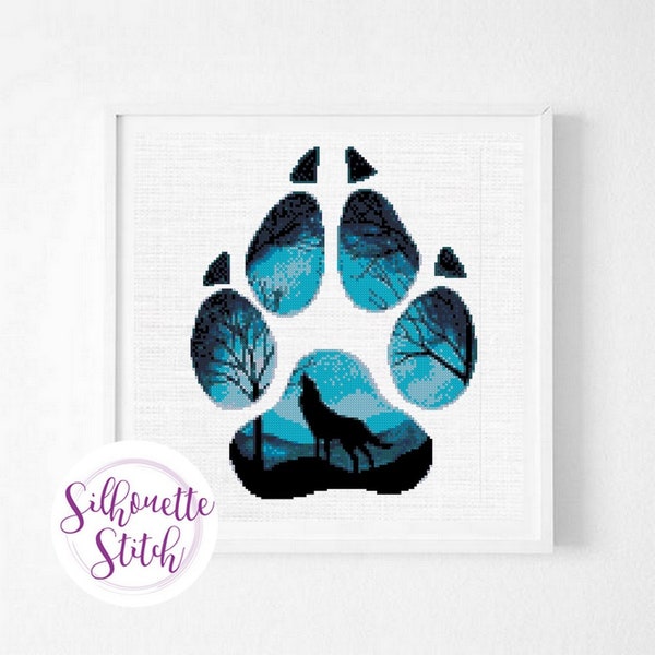 Footprints Cross Stitch Pattern - Etsy