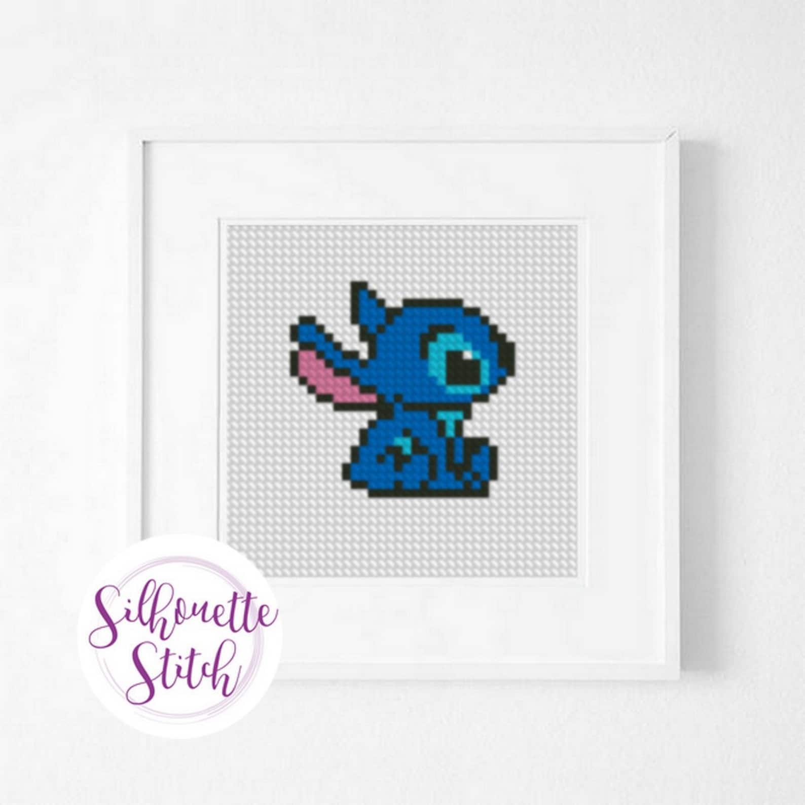 2'' Stitch Cross Stitch Pattern - Nursery Decor Cross Stitch Pattern ...