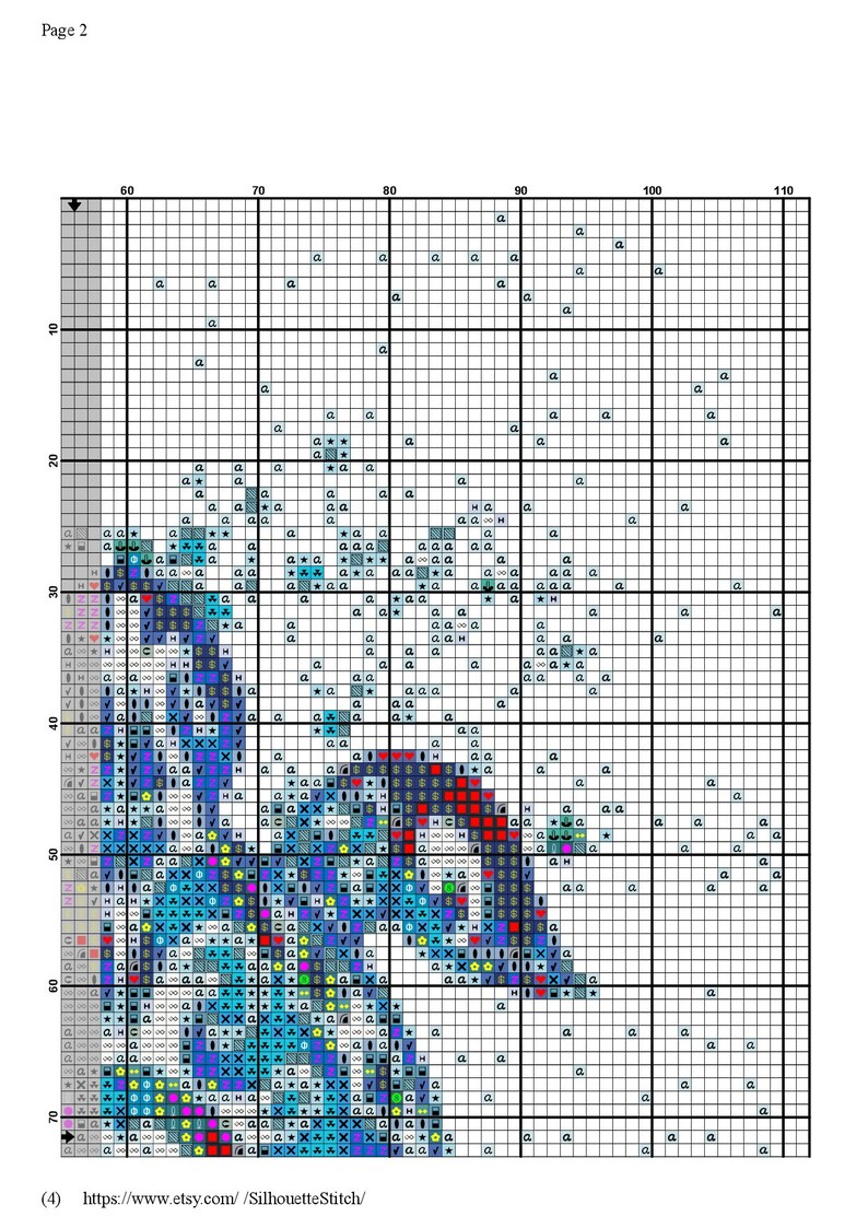 Turtle Watercolor Cross Stitch Pattern Modern Cross Stitch - Etsy