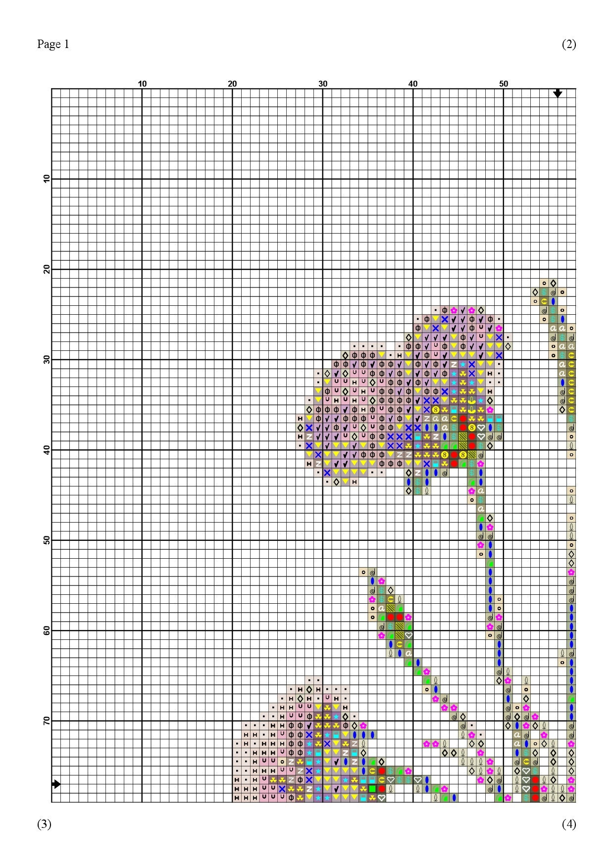 Wildflowers Set Cross Stitch Pattern Counted Cross Stitch - Etsy