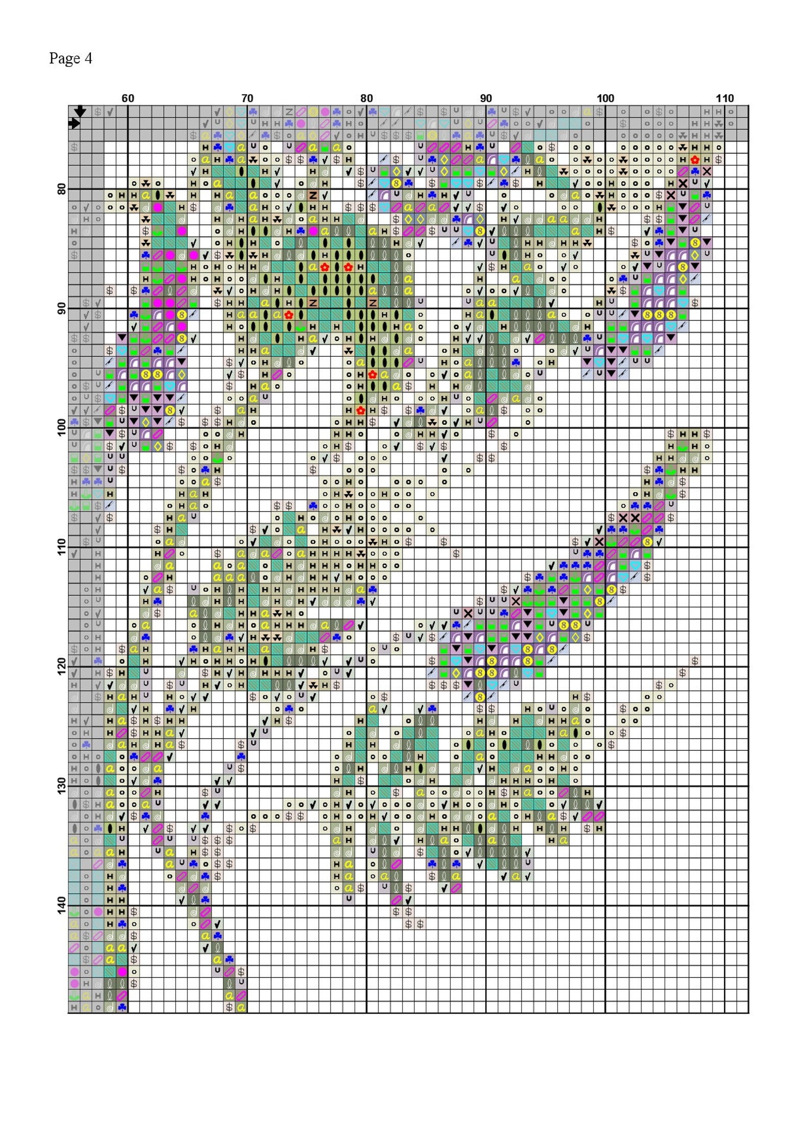 Wildflowers Set Cross Stitch Pattern Counted Cross Stitch - Etsy