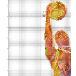 Basketball Player Watercolor Cross Stitch Pattern - Counted Cross ...