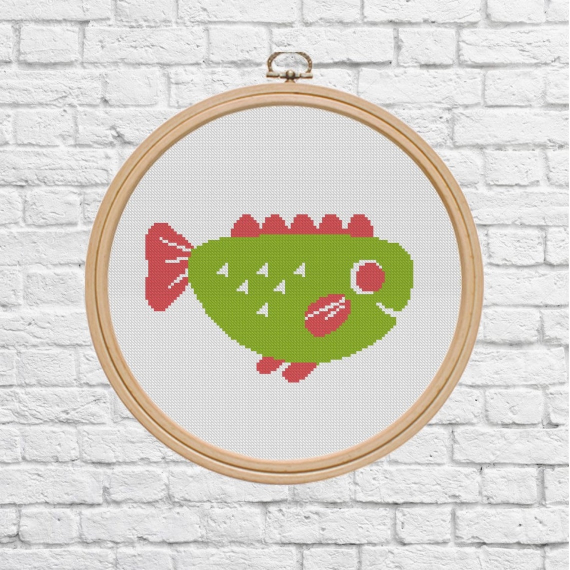 Cute Fish Set Cross Stitch Pattern Modern Cross Stitch - Etsy