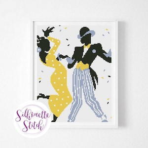 Dance Cross Stitch Pattern - Modern Cross Stitch Pattern - Counted ...