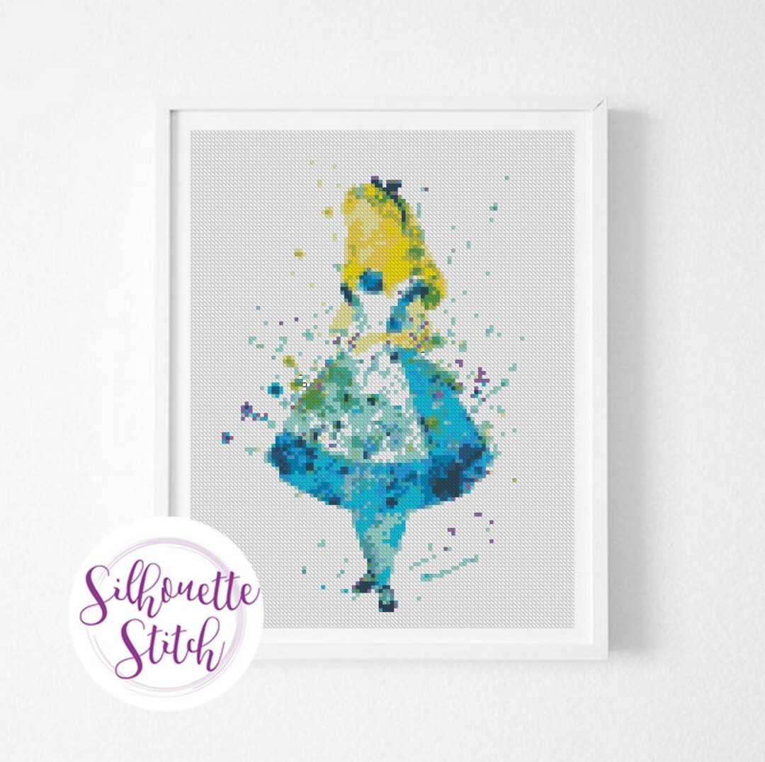 Alice Cross Stitch Pattern - Nursery Decor Cross Stitch Pattern ...