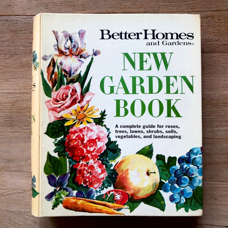 Vintage Garden Book - Etsy