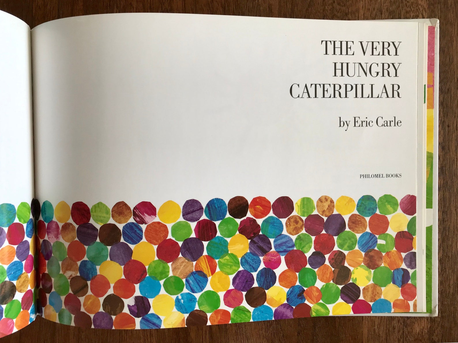 1987 Hardcover the Very Hungry Caterpillar by Eric Carle | Etsy