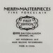 MINT COND 1 Set/4 'merry Masterpieces' International Collection 24K Rim ...