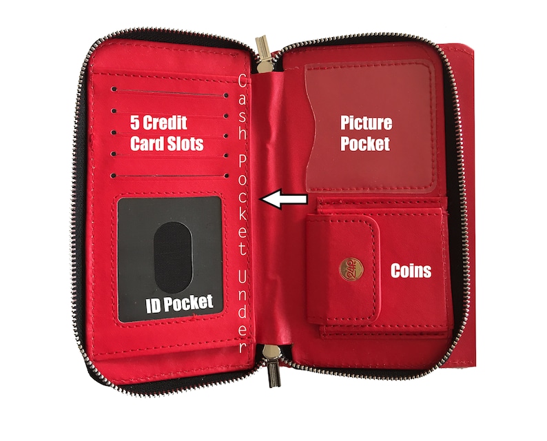 Women’s Handbag Flip Cell Phone Wallet Soft Leather Mobile Phone Purse ...