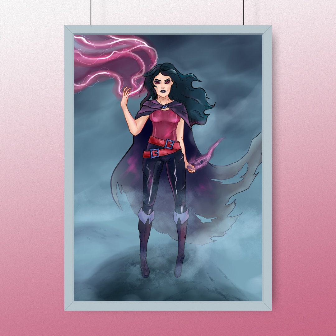 Superwoman Poster, Woman Super Hero Poster, Comic Style Art, Comic ...